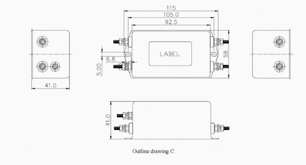 FB200-015-01 15A – Product: EMI/EMC/RFI Candtek filters for RCD